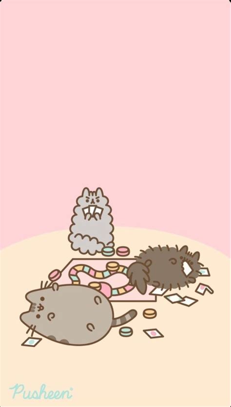 Pusheen The Cat Iphone Wallpaper Fall Autumn Artofit