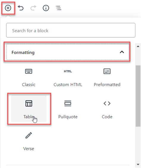 Wordpress การแทรกตาราง Table ในบทความ