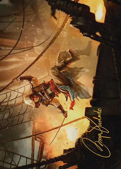 Edward Kenway Art Series Magic The Gathering Mtg Cards