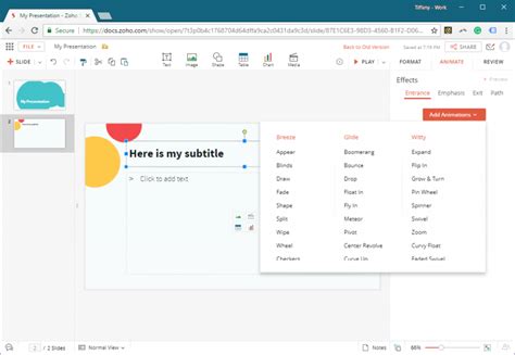 Create Visually Engaging Online Presentations With Zoho Show