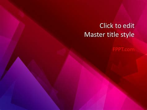 Free Red Background PowerPoint Template Free PowerPoint Templates