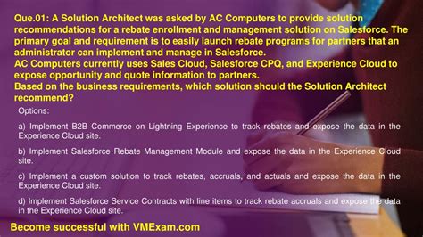 Ppt Salesforce B2b Solution Architect Questions And Answers Powerpoint Presentation Id 12216871