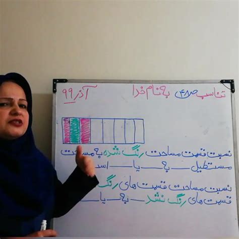 ریاضی پنجم تناسب خانم قوچانی مدرسه باغچه بان موفقیان