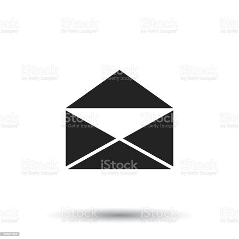 메일 봉투 아이콘 벡터 흰색 배경에 고립입니다 이메일 평면 벡터 일러스트 레이 션의 기호입니다 고객에 대한 스톡 벡터 아트 및 기타 이미지 Istock