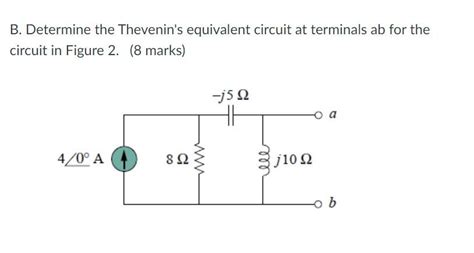 Solved A For The Circuit In Figure 1 Determine 1 The