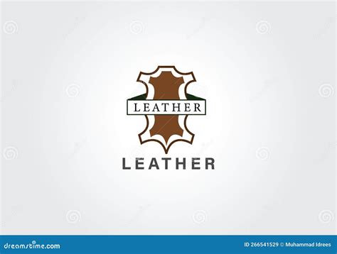 Leather Logo Vector Outline Icon 126372794