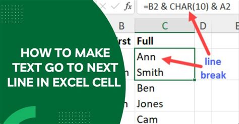 How To Make Text Go To Next Line In Excel Cell Automatically Earn And Excel