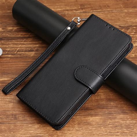 Lederen Filp Riem Portemonnee Case Voor Scherpe Aq Grandado