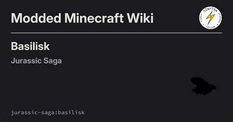 Basiliscus Amoratus Jurassic Saga