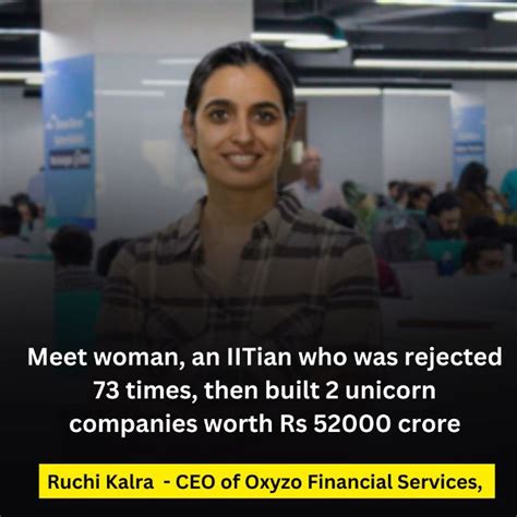 mani kandan on linkedin meet a woman an iitian who was rejected 73 times then built 2 unicorn…