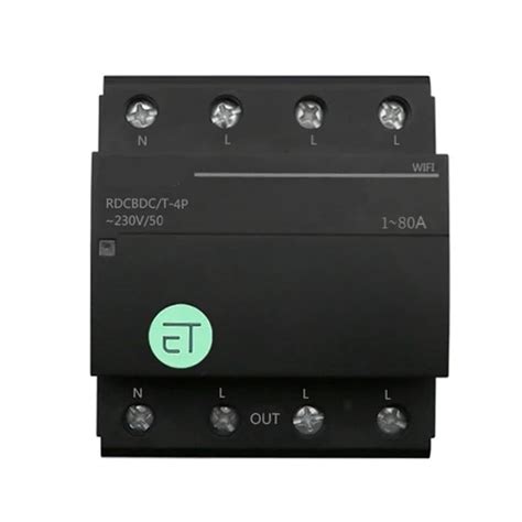 3p N Wifi Smart Circuit Breaker Smart Timer Relay Switch App Voice Remote Control