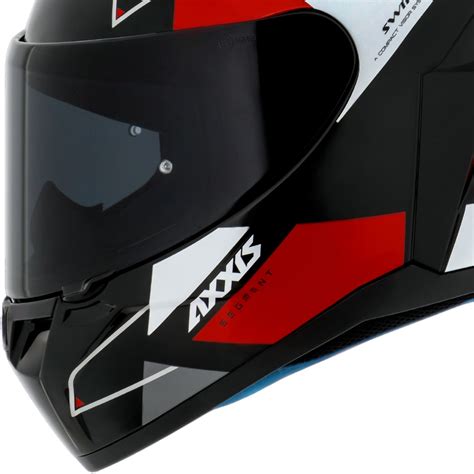 Capacete Axxis Segment Switch Vermelho Grid Motors