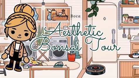 New Aesthetic Bonsai House Tour Toca Boca Toca Life World 🍂🏡💗 Youtube