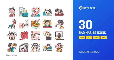Download Bad Habits Icon Pack Available In SVG PNG Icon Fonts