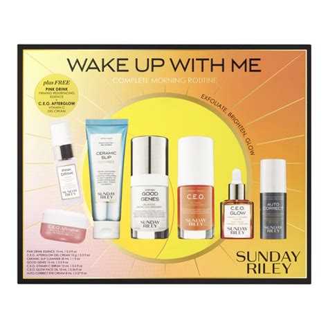 Buy Sunday Riley Wake Up With Me Complete Morning Routine Skincare Kit Sephora Malaysia