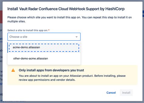 Set Up Webhooks Confluence Cloud Hashicorp Cloud Platform