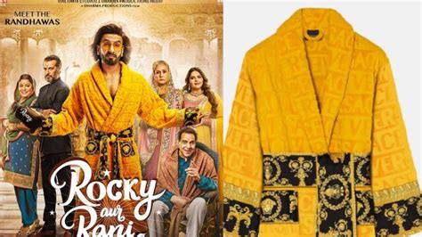 Ranveer Singh Dons A Rs 58k Versace Bathrobe On The Posters Of Rocky And Rani Ki Prem Kahaani