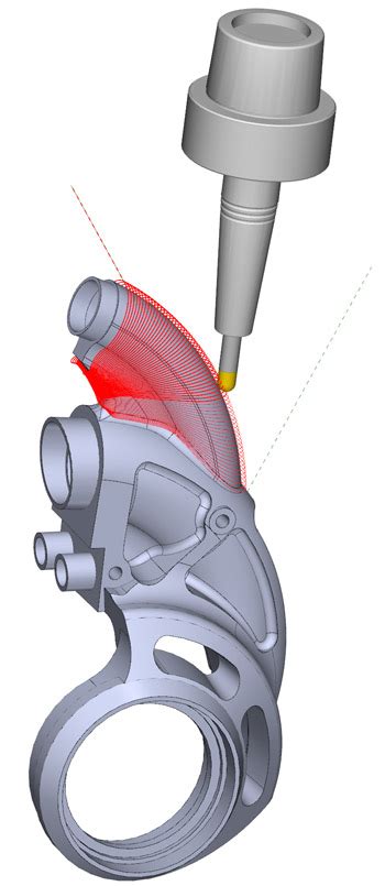 5 Axis Milling Simultaneous 5 Axis Freeform Machining Of Complex Geometry With Extensive Tool