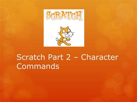 Scratch Character Commands Ppt