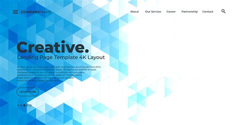 4k 랜딩 페이지 템플릿 추상 동적 현대적 미래적 다색 웹사이트 템플릿 배경에 대한 단순 파란색에 대한 스톡 벡터 아트 및 기타 이미지 Istock