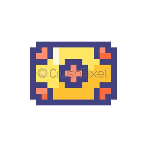 Banknote Pixelated Rgb Color Ui Icon Stock Vector 5534705 Crushpixel