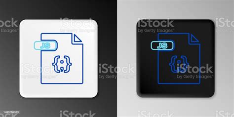 라인 Js 파일 문서입니다 회색 배경에서 격리된 Js 버튼 아이콘을 다운로드합니다 Js 파일 기호입니다 다채로운 개요 개념 벡터 가득 찬에 대한 스톡 벡터 아트 및 기타