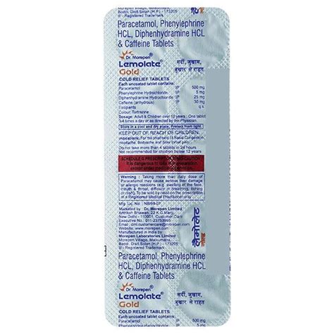 Buy Lemolate Gold Tablet 10s Online At Upto 25 Off Netmeds