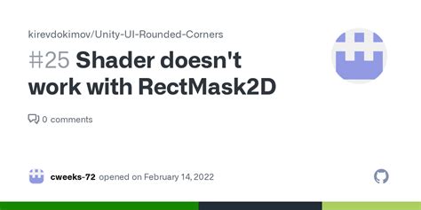 shader doesn t work with rectmask2d · issue 25 · kirevdokimov unity ui rounded corners · github