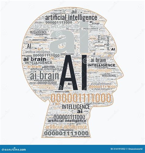 Ai Artificial Intelligence Brain Illustration Technology Quantum Computing Stock Illustration