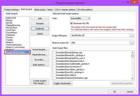[tutorial][advanced]adding a new build target to pokittolib on embitz