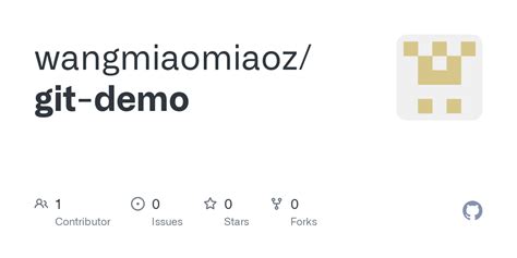 Github Wangmiaomiaozgit Demo