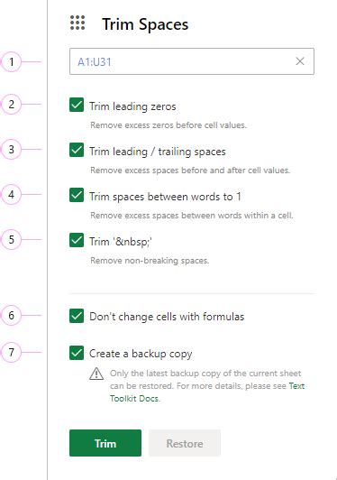 Delete Excess Spaces In Your Cells In Excel With The Text Toolkit Add In