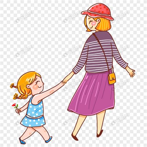 妈妈孩子牵手妈妈孩子背影 伤感说说吧