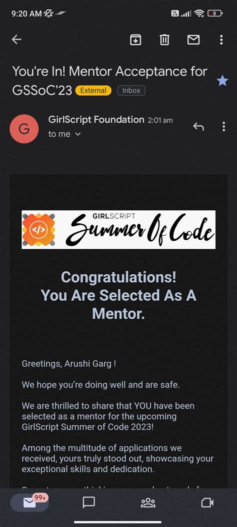 arushi garg on linkedin gssoc23 opensource mentorshipmatters
