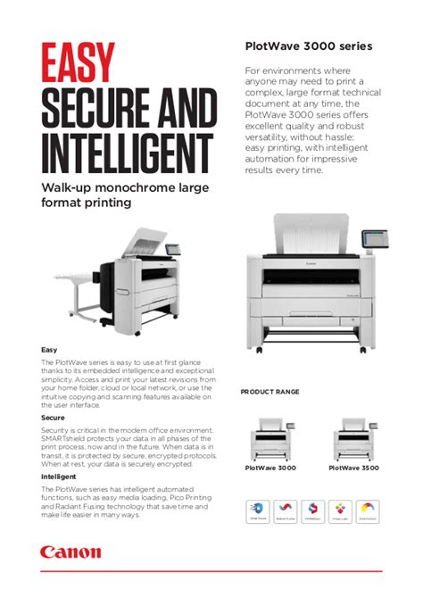Canon Plotwave 3000 Plotwave 3500 User Manual