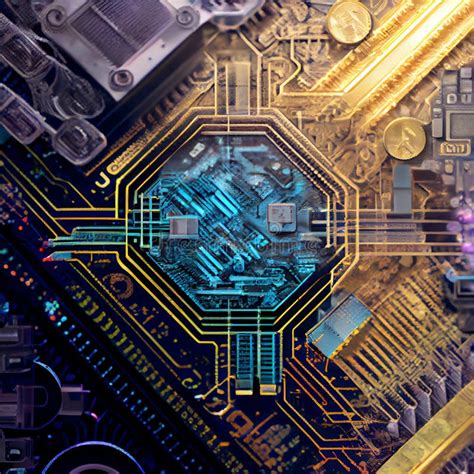 Electronic Chip Component Stock Illustration Illustration Of Micro 272372937