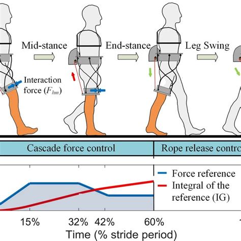 Working Principle Of The Cable Driven Exoskeleton And Walking Download Scientific Diagram