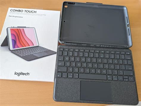 Logitech Combo Touch Keyboard Case With Trackpad For Ipad 7th Generation Computers And Tech