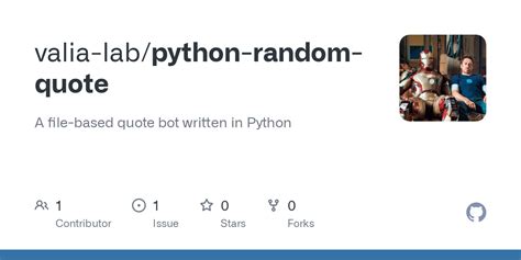 Github Valia Lab Python Random Quote A File Based Quote Written In Python