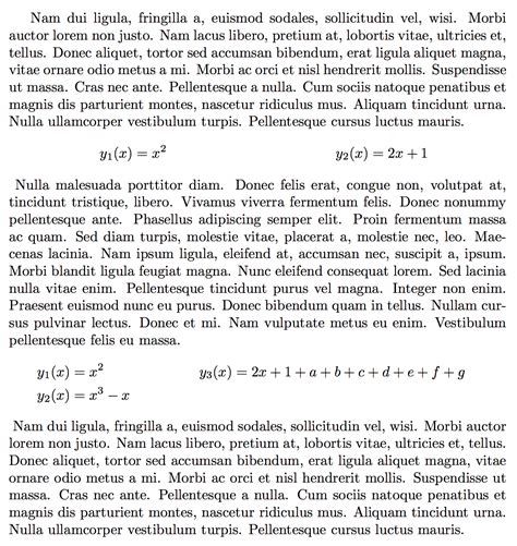 Xetex Custom Environment With Minipage And Align Tex Latex Stack