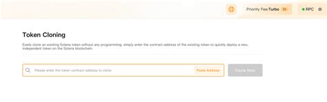 Solana One Click Token Cloning In The Rapid Development Of Blockchain