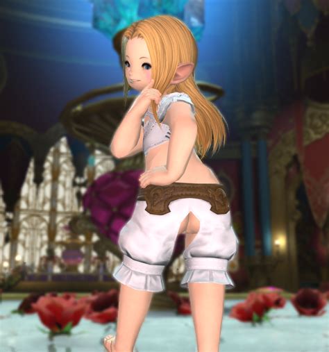 Rule 34 Ass Assless Pants Blonde Hair Blue Eyes Blush Easy Access Female Final Fantasy Final