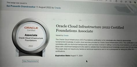 Oraclecloudinfrastructure Sai Prasanth C