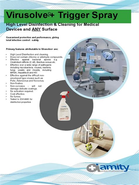 Virusolve Trigger Disinfectant Microorganism