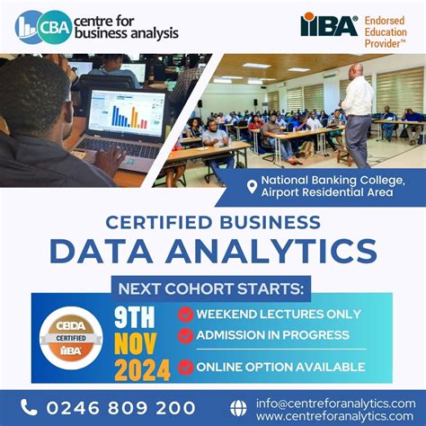 Centre For Business Analysis On Linkedin Dataanalytics Iiba Cbda