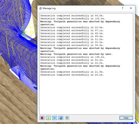Solved Warning Toolpath Generation Was Aborted By User Autodesk