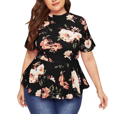 Peplum Tops Plus Size