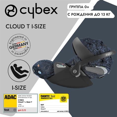 Детское автокресло Cybex Cloud T i-Size Jewels of Nature, коллекция ...