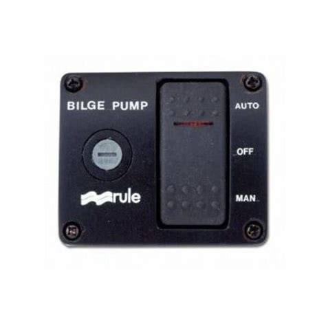 Rule 3 Way Lighted Rocker Panel Switch Defender Marine