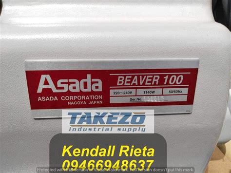 Asada Threading Machine Commercial And Industrial Construction Tools And Equipment On Carousell